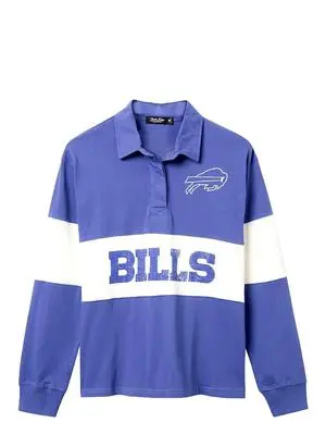 Junk Food Clothing Nfl Buffalo Bills Rugby Long Sleeve Sweater - Liberty