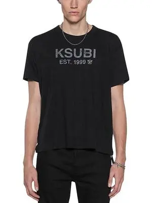 Ksubi Slub Logo T-shirt - Black