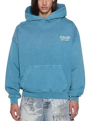 Ksubi Titan Logo Hoodie - Blue