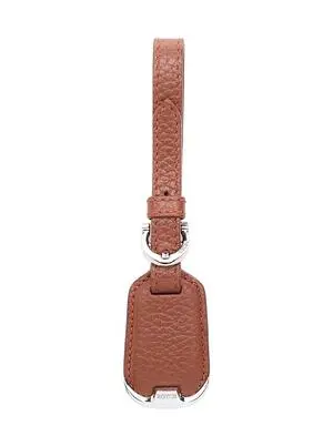 ROYCE NEW YORK Legendary Leather Bag Tag Tan Pebble