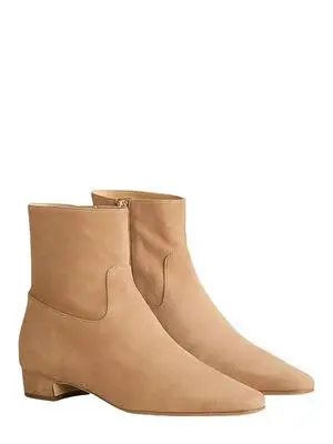 Jenni Kayne Suede Ankle Boots - Taupe