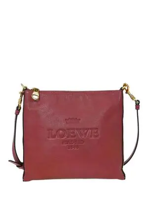 Loewe Logo-embossed Cross Body Bag - Pink