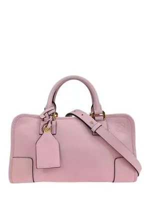 Loewe 2015 Amazona 28 Leather Handbag - Pink