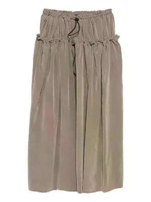 Y’s Ta/pe Double-gathered Skirt - Neutrals