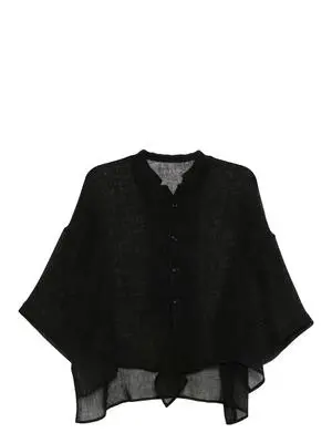 Y’S Mesh Collared Blouse