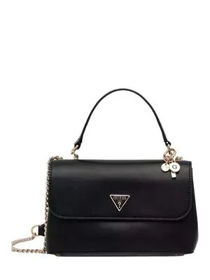 Guess Daryna Shoulder Bag With Chain Strap - Black