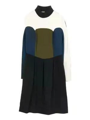 Fendi Colour-block One Piece - Black