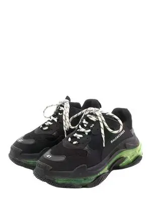 Balenciaga 2010s Triple S Lace-up Sneakers - Black