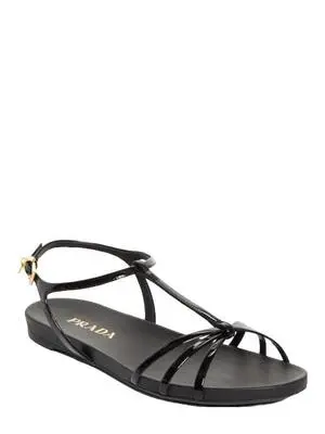 OPEN EDIT Cage Strap Sandal - Black