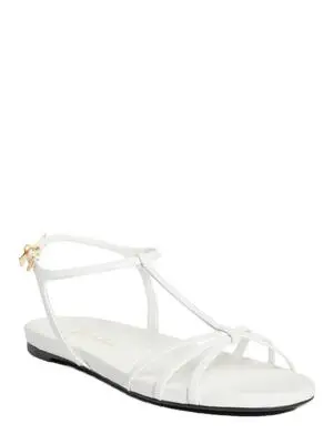 OPEN EDIT Cage Strap Sandal (Women) White
