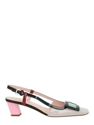 ROGER VIVIER Lacquered Slingback Pumps - Multicolour