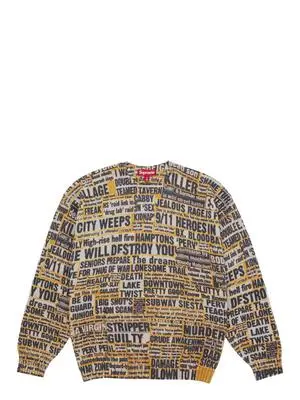 Supreme Dash Snow Print Sweater - Multicolor