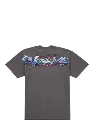 Supreme Tag Tee Shirt Charcoal