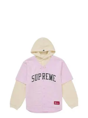 Supreme Chicago White Sox Hooded Baseball Jersey - Pink