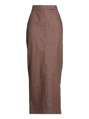 Max Mara Denim Pencil Skirt - Brown