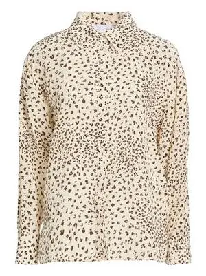 KAOS Leopard-print Shirt - Beige
