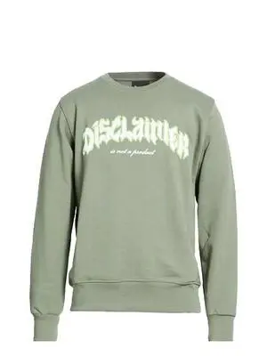 DISCLAIMER Long Sleeve Cotton Sweatshirt - Sage Green