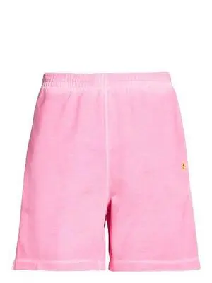 BARROW Cotton French Terry Athletic Shorts - Pink