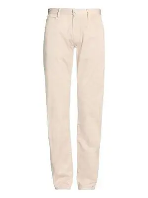 Giorgio Armani Casual Cotton-elastane Pants - Beige