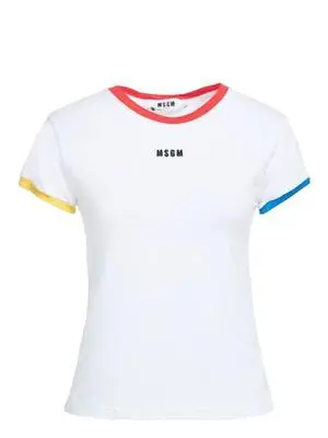 MSGM Logo-print T-shirt - White
