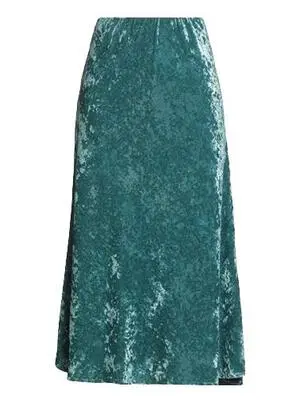 REBEL QUEEN BY LIU •JO Midi Flared Skirt - Green
