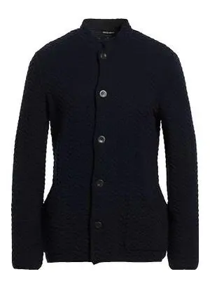 Giorgio Armani Jacquard-knit Cardigan - Blue