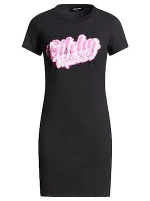Dsquared2 Cotton Mini T-shirt Dress - Black