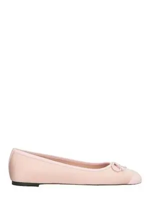 Bally Ballet Flats With Bow Detailing - Pink
