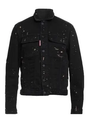 Dsquared2 Denim Trucker Jacket - Black