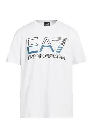 EA7 T-shirt Size Cotton, Elastane - White