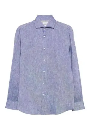 Brunello Cucinelli Button Shirt - Blue
