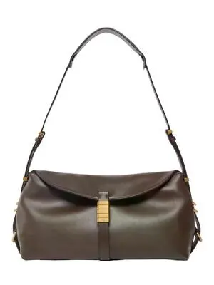 Pinko Classic Saddle Shoulder Bag - Brown