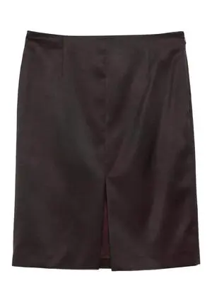 Our Legacy Siren Front-split Mini Skirt - Purple
