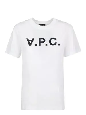 A.p.c. Logo-print T-shirt - White