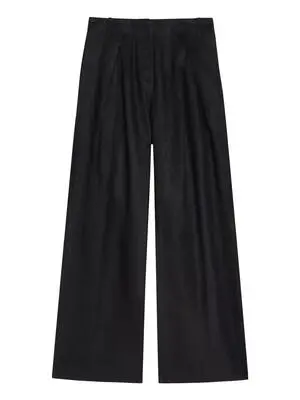Faithfull The Brand Sofia Wide-leg Trousers - Black