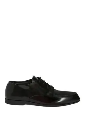 JIL SANDER Leather Derby Shoes - Black