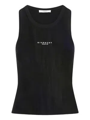 Givenchy Logo Tank Top - Black