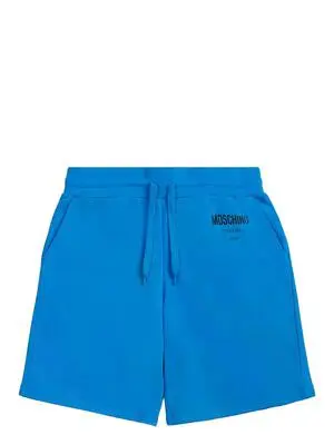 Moschino Drawstring Logo Shorts - Blue