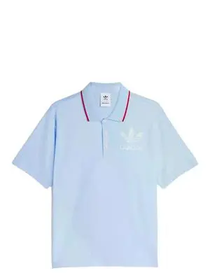 Adidas X Wales Bonner Short-sleeve Polo Shirt - Blue