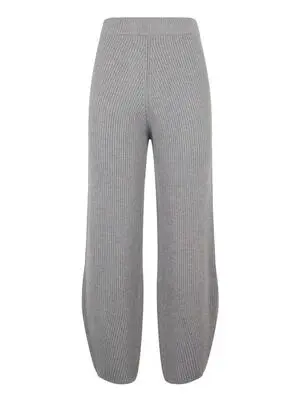 Peserico Ribbed Knit Trousers - Grey