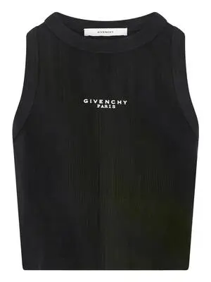 Givenchy Ribbed Tank Top - Black