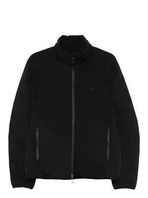 Emporio Armani Quilted Zip Jacket - Black