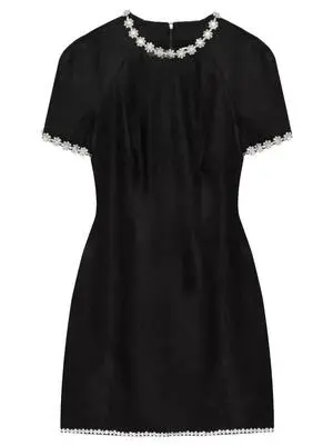 Zimmermann Rebellion Embellished Mini Dress - Black