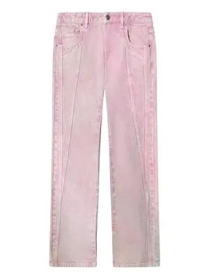 MARANT ETOILE Jaylis Five-pocket Jeans - Pink