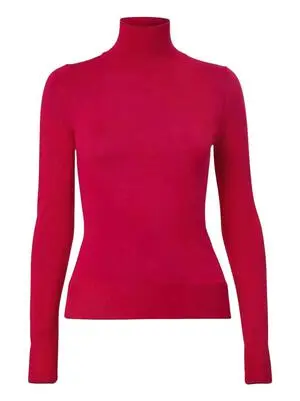 Carolina Herrera Long-sleeve Turtleneck Sweater - Red