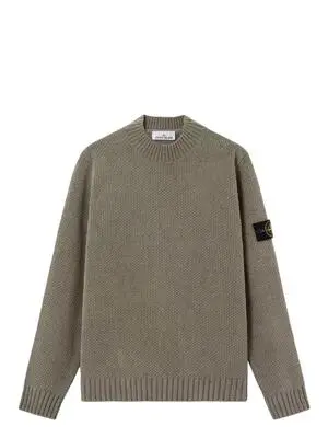 Stone Island Crew-Neck Sweater Green