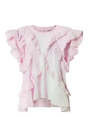 MARANT ETOILE Nalou Ruffled Top