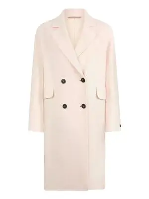 Peserico Double-breasted Coat - Neutrals