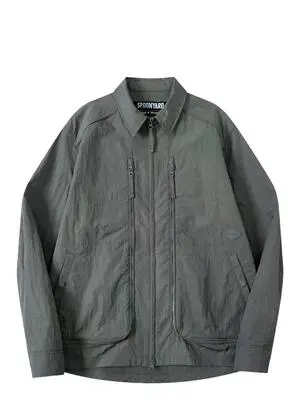 SPOONYARD Zipper Pockets Shirt Jacket - Green