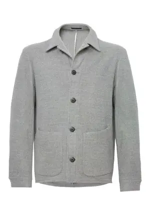 FRANZESE COLLECTION Wool Overshirt - Grey